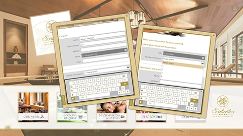 Multi touch screen software for Hotels & Spa | APPSTORE
