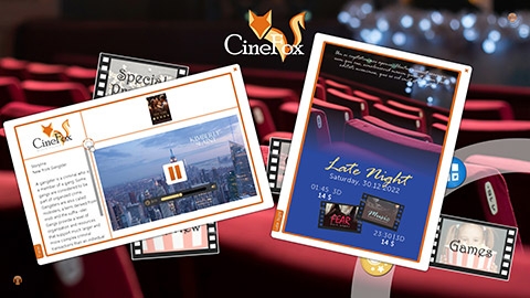 Multi Touch Screen Software für Kino & Film-Theater | APPSTORE